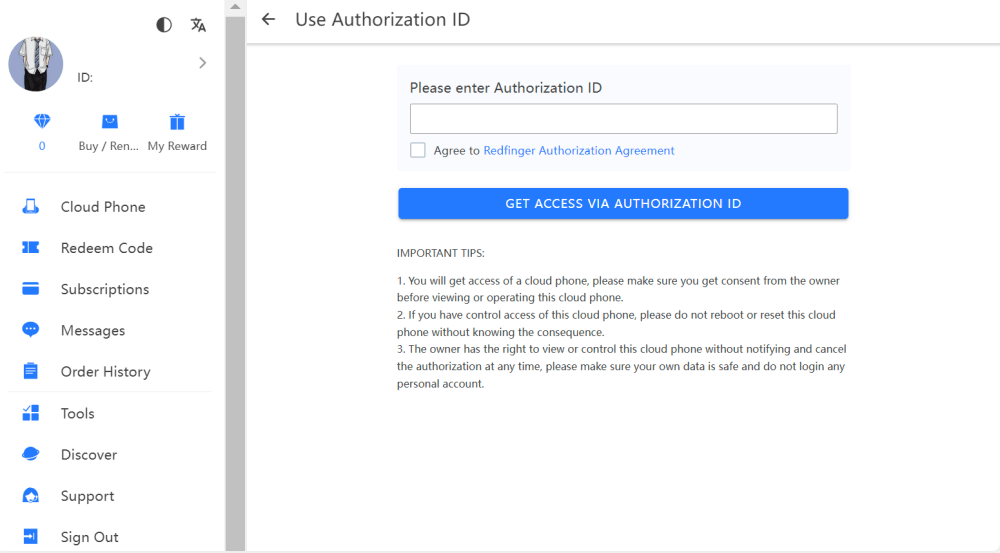 Authorization